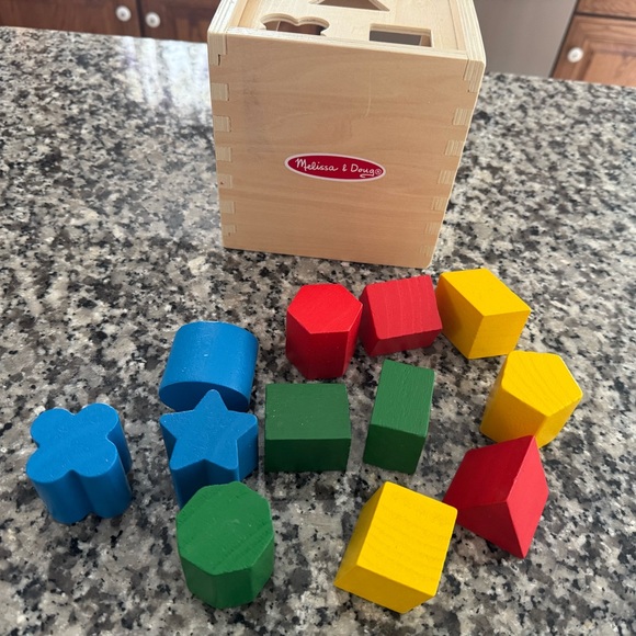 Melissa & Doug | Toys | Melissa Doug Shape Sorting Cube Multicolor With ...